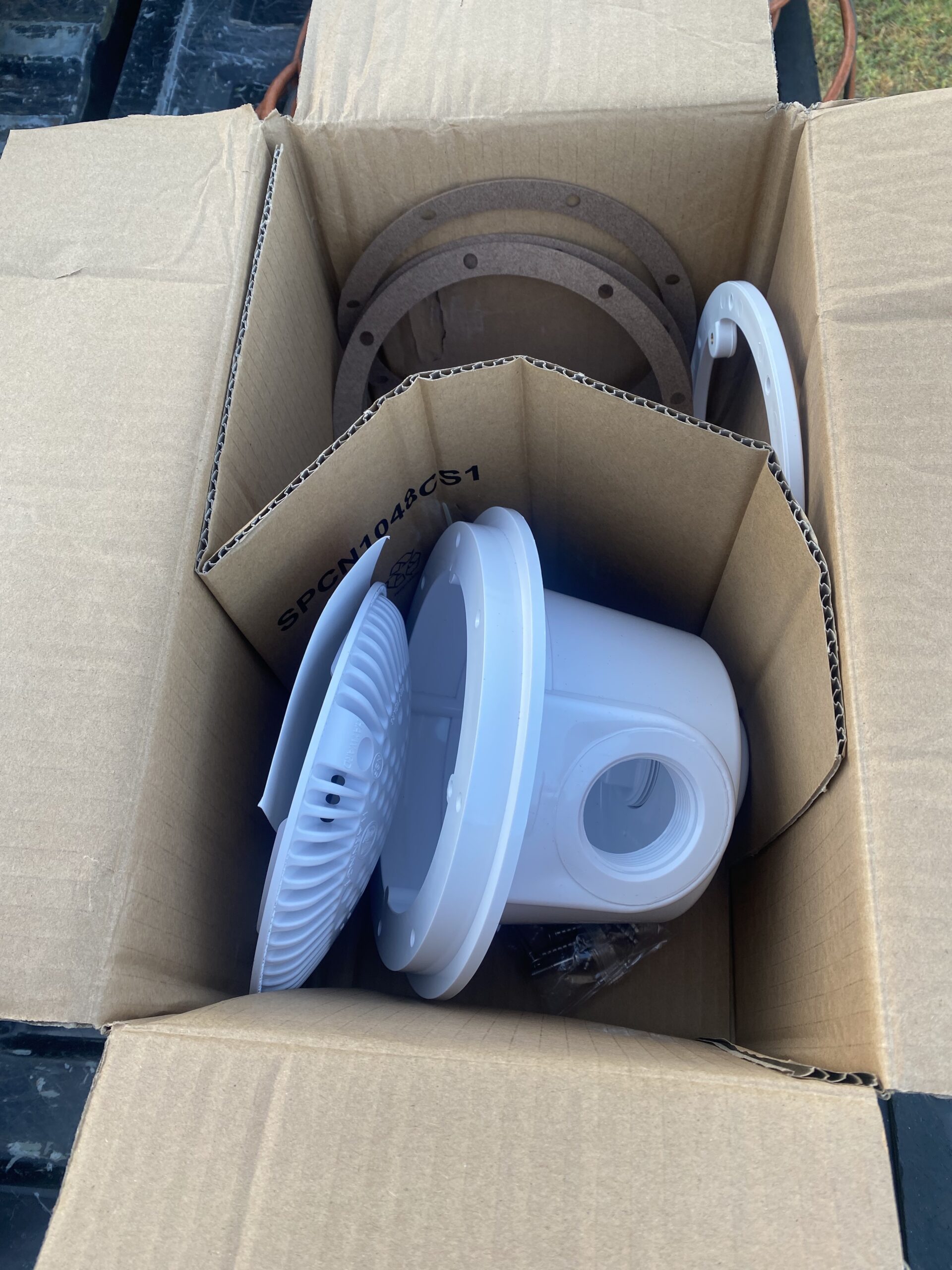 The main drain body will have two openings for PVC piping – one at and ...