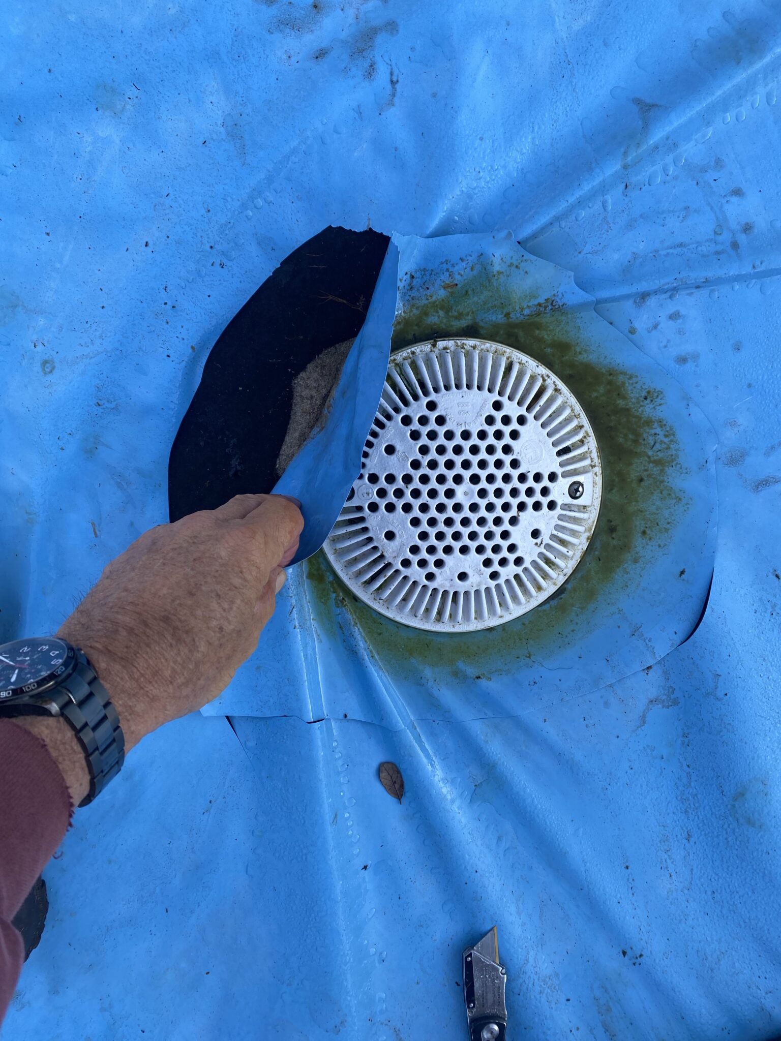 You will remove the liner around the main drain independent of removing ...